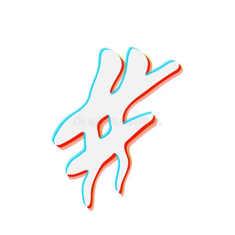 Glitch And Chromatic Aberrance Cybernetical Text Sale On Black Isolated Object 3d