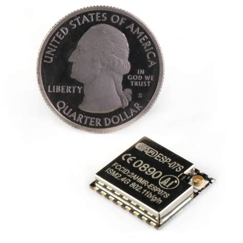 esp8266 esp 07s módulo transceptor wifi serial electronilab