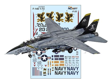 F 14d Navy Decals