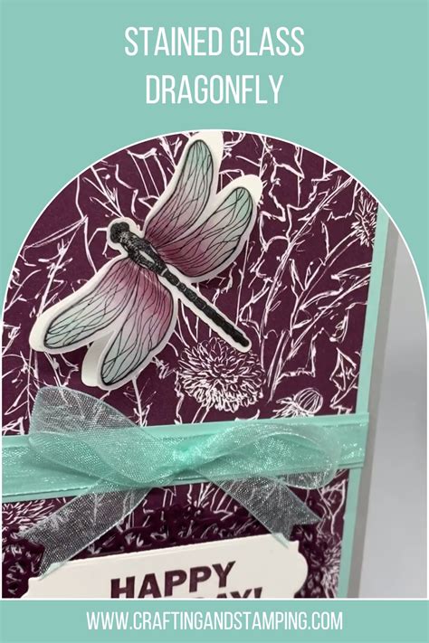 Tutorial For Stained Glass Dragonfly Card Artofit