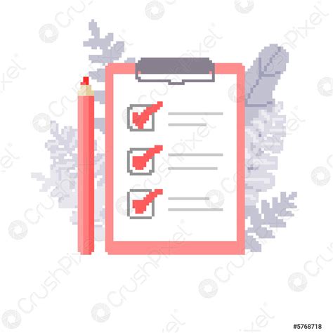 Check Sheet Stock Vector 5768718 Crushpixel