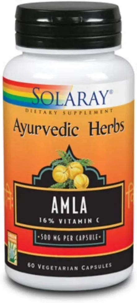 Solaray Guaranteed Potency Amla Fruit Extract 500mg 60 Capsulas The