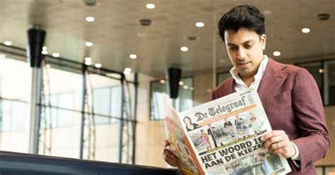 Kamran Ullah ‘ik Vind Het Geweldig Om Bij De Telegraaf Te Werken Universiteit Leiden