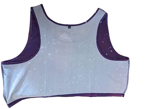 Galaxy Crop Top Binder Bibipins