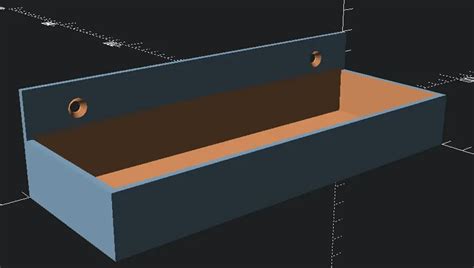 Customizable Tray With Screw Holes Openscad Incl By Technobug