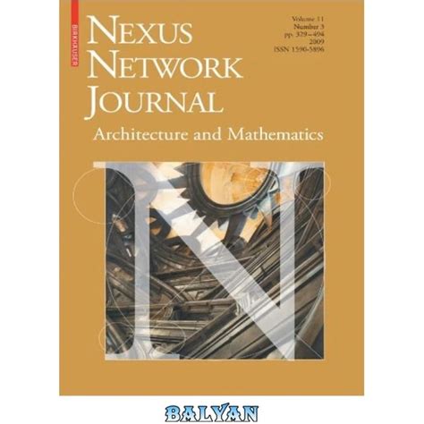 خرید و قیمت دانلود کتاب Nexus Network Journal 113 Architecture And Mathematics ترب