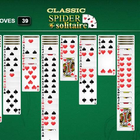 Classic Spider Solitaire Play Classic Spider Solitaire On Humoq