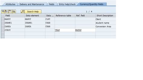 Solved Problem While Creating With Curr Data Type Fields Sap Community