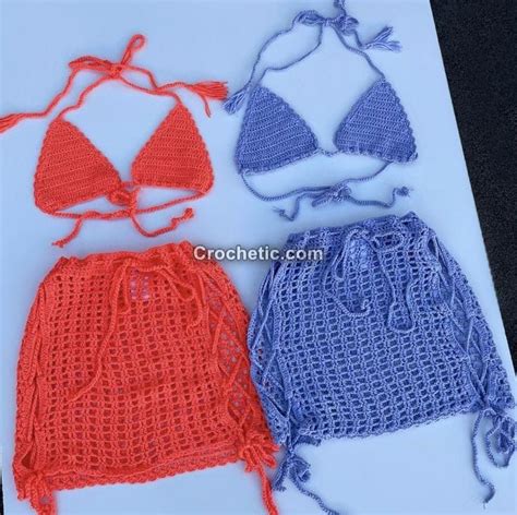 Pinterest Inspired 3 Piece Bikini Set Crochet Tutorial Artofit