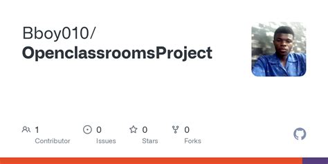 Github Bboy Openclassroomsproject