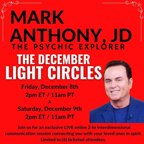 Mark Anthony Jd Psychic Explorer Psychic Lawyer On Linkedin Holiday