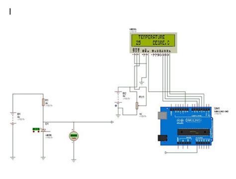 Electronic Circuit Of The Temperature Sensor Based On An Arduino Card Download Scientific