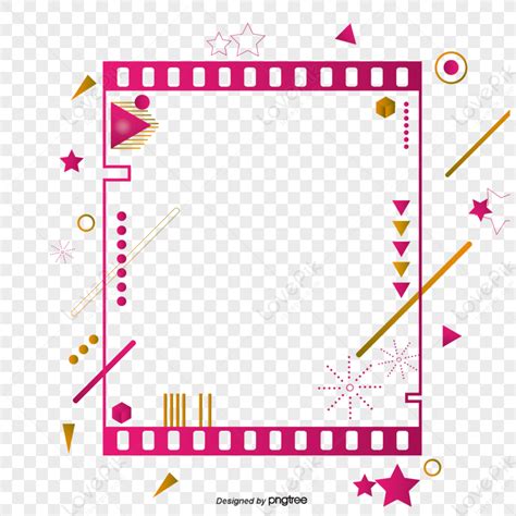 파티 추상 기하학 테두리도형생일 파티원소 Png 일러스트 무료 다운로드 Lovepik