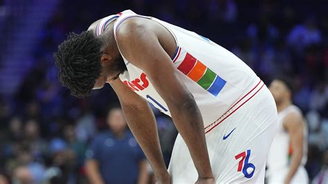 Joel Embiid To Miss Remainder Of Season Due To Lingering Left Knee