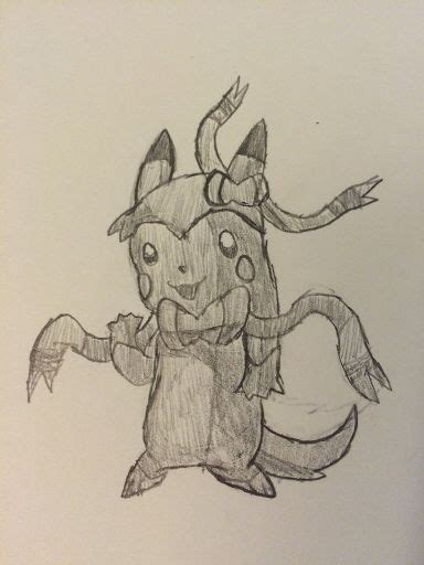 Sylvachu Pikachu Sylveon Fusion Pokémon Amino