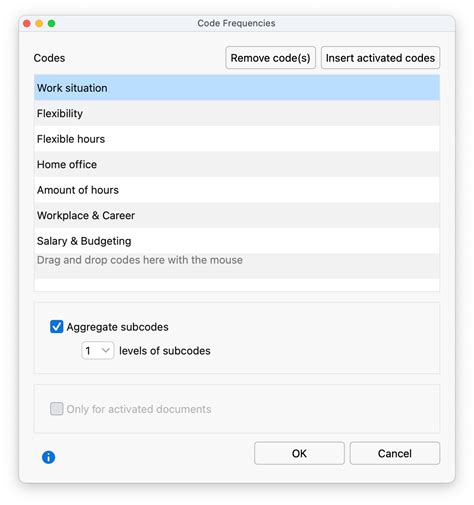 Code Frequencies Maxqda