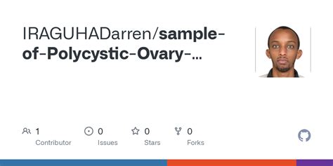 Github Iraguhadarrensample Of Polycystic Ovary Syndrome Detection