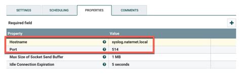 apache nifi pulling from mysql and sending to syslog
