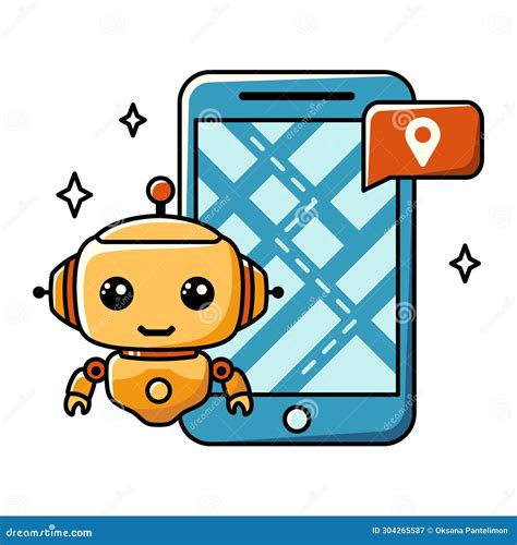 Using Ai For Trip Planning Chat Bot Assistant For Online Applications Stock Illustration