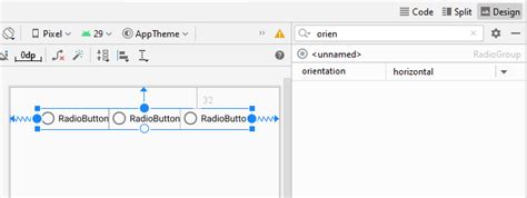 Radio Group Y Radio Button Android Studio