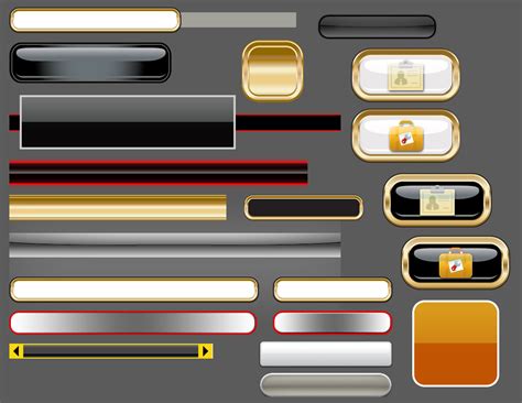 Various GUI Elements Part OpenGameArt Org
