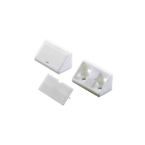 Soportes Angulares Doble Blanco De Plástico Para Melamina Precios