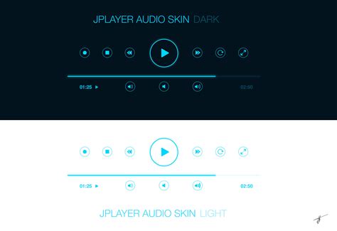 audio player user interface psd hidp ~ web elements on creative market