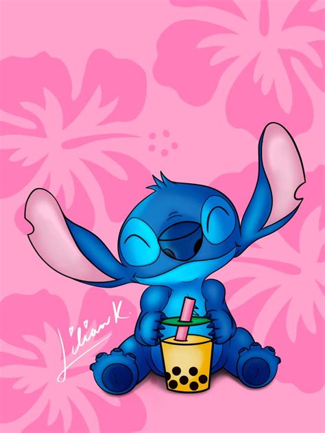 Lilly On Instagram Stitch With Boba 🧋 One Of My Favorite Disney