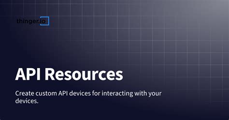 Api Resources Documentation