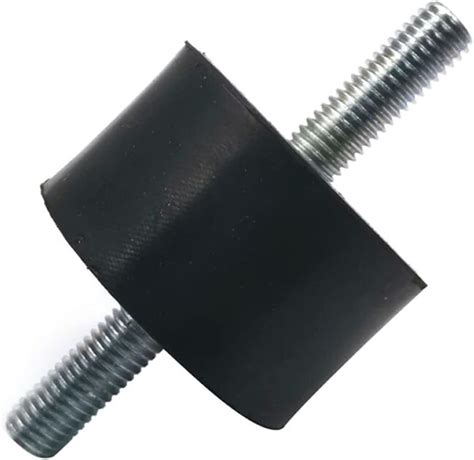 Vornel Isolator Bushing 1pcs M10 M12 Double Male Thread Isolator Damper Dia 40 50 60