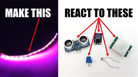 diy smart led lighting with arduino science project