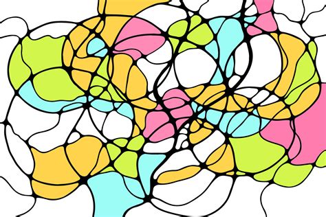 Abstract Art In The Form Neurographics Creative Art Psychology