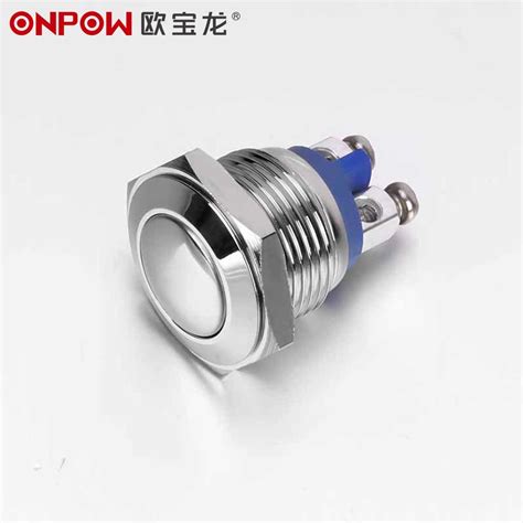 Onpow 16mm Metal Water Proof Push Button Switch Momentary Push Button Gq16b China Momentary