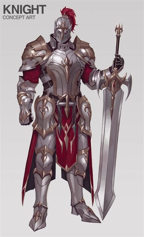 Artstation Personalconceptknight Byung Wook Lee Cavaleiros