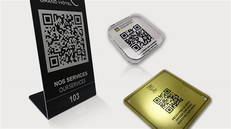 Plaques Qr Code Sur Mesure Marquage Moderne