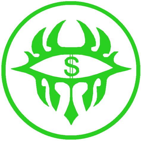 Greed Symbol Businesspeople Worship Dollar Coin Symbol Man And Woman