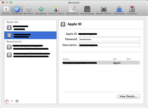 ios itunes store operation failed in xcode 6 stack overflow