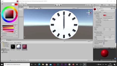 Unity Basic Game Objects And Scripts Creating A Clock Youtube