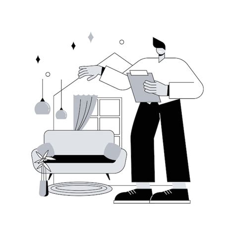 Premium Vector Home Staging Abstract Concept Vector Illustration