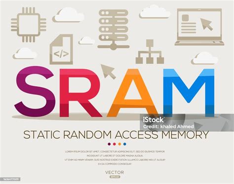 Sram Static Random Access Memory Stock Illustration Download Image