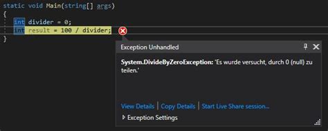 Try Catch C Tutorial Programmieren lernen für Anfänger