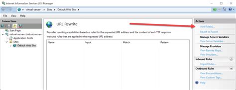 Set Up And Use The IIS Rewrite Module Step By Step
