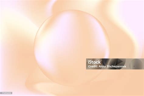 미적 흐릿한 유체 배경 중성 베이지 톤 반짝이는 빛나는 원 뷰티 프리젠 테이션 화장품 및 피부 제품 웹 템플릿 소셜 미디어 배너에 이상적입니다 0명에 대한 스톡 벡터 아트
