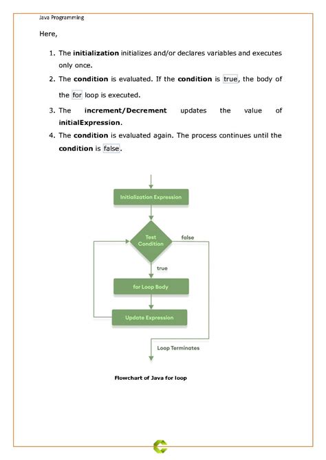 Looping Statement In Java Pdf Connect 4 Programming