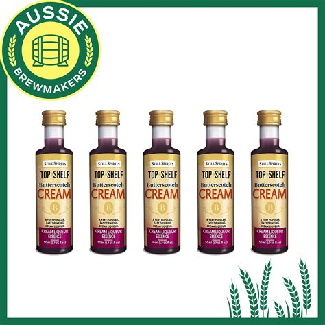 Top Shelf Butterscotch Cream Pack Of 5 Aussie Brewmakers