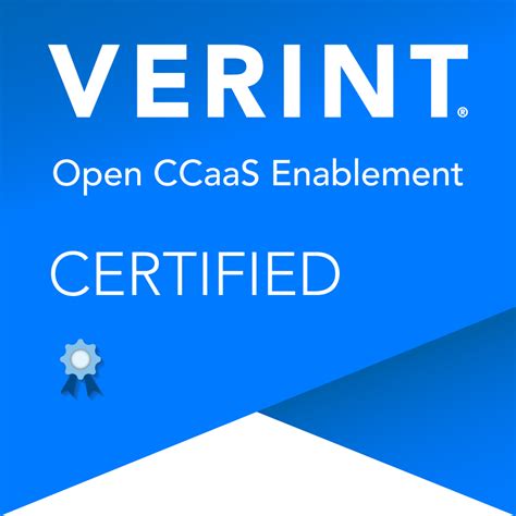 Verint Open Ccaas Strategy Certification Credly