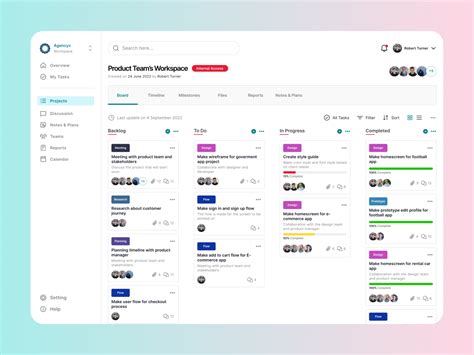 Agencyx Project Management Dashboard By Lexi Handi Nayana On Dribbble