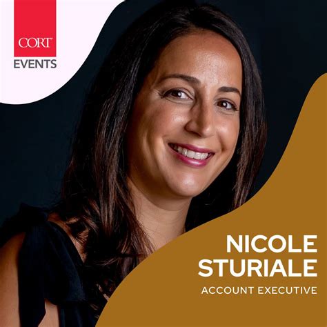 We Are Thrilled To Welcome Nicole Sturiale To The Cort Events Team Nicole Is A New Account