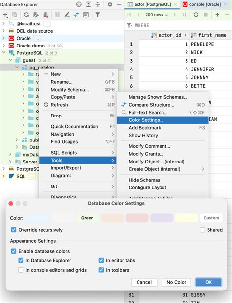 Database Tool Window IntelliJ IDEA