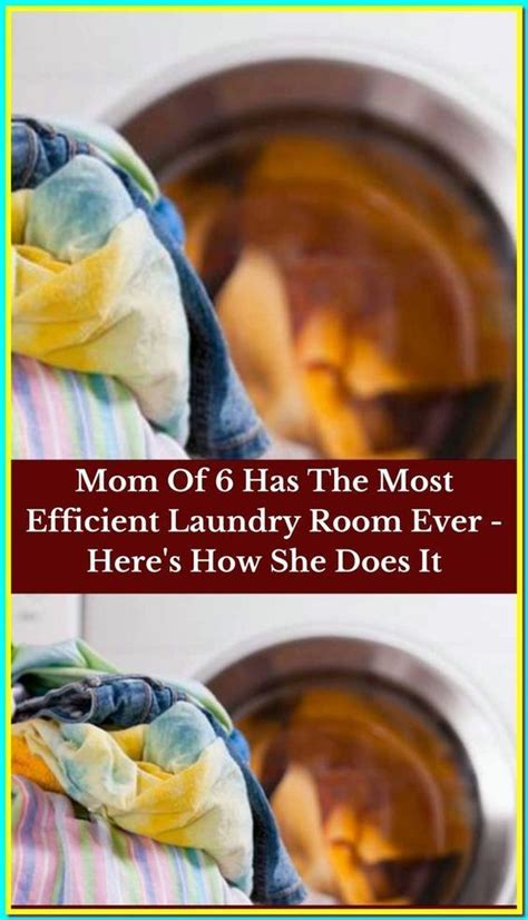 Mom Of 6 Has The Most Efficient Laundry Room Ever Heres How She Does